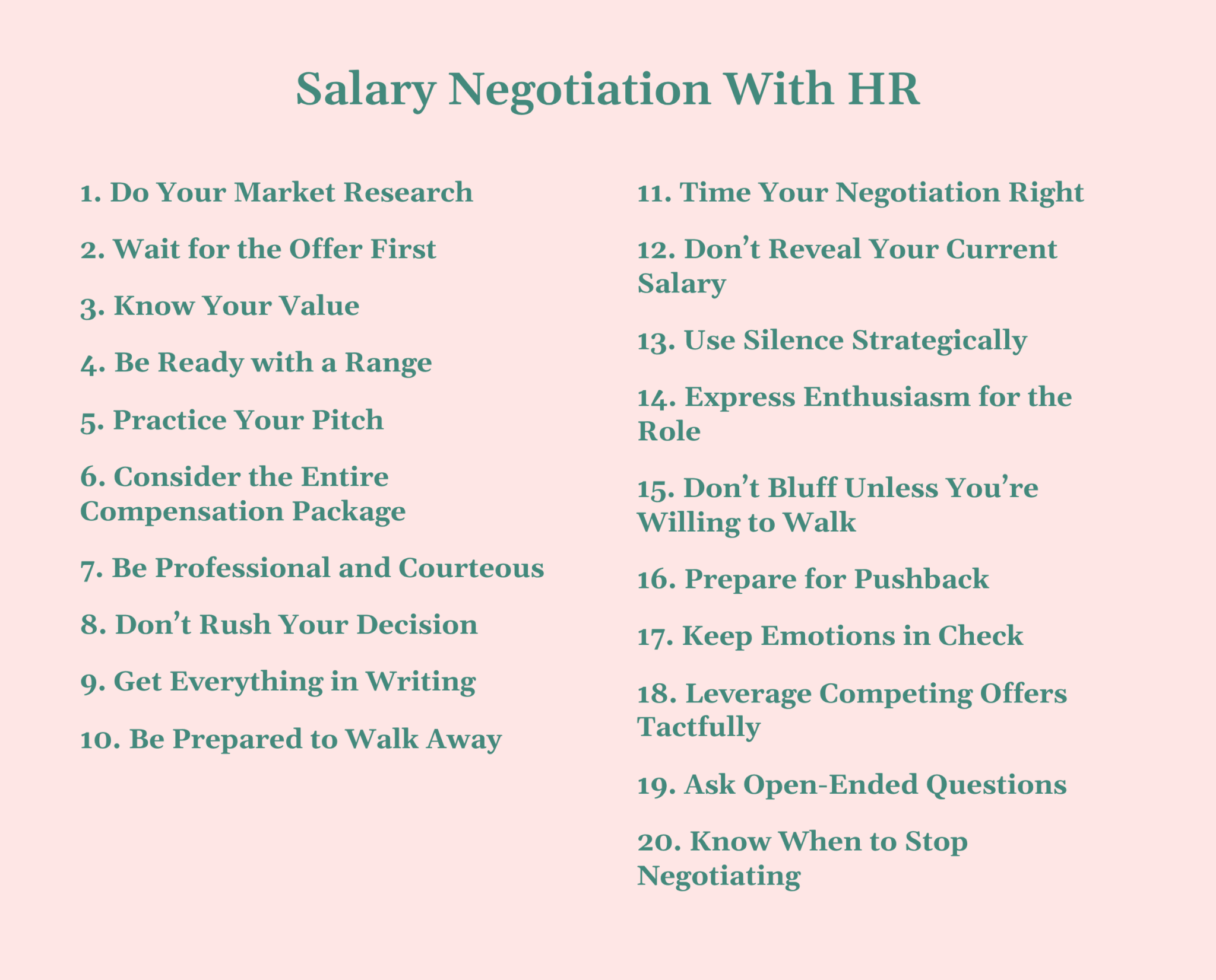 Master Salary Negotiation with HR: 20 Best Tips for 2025