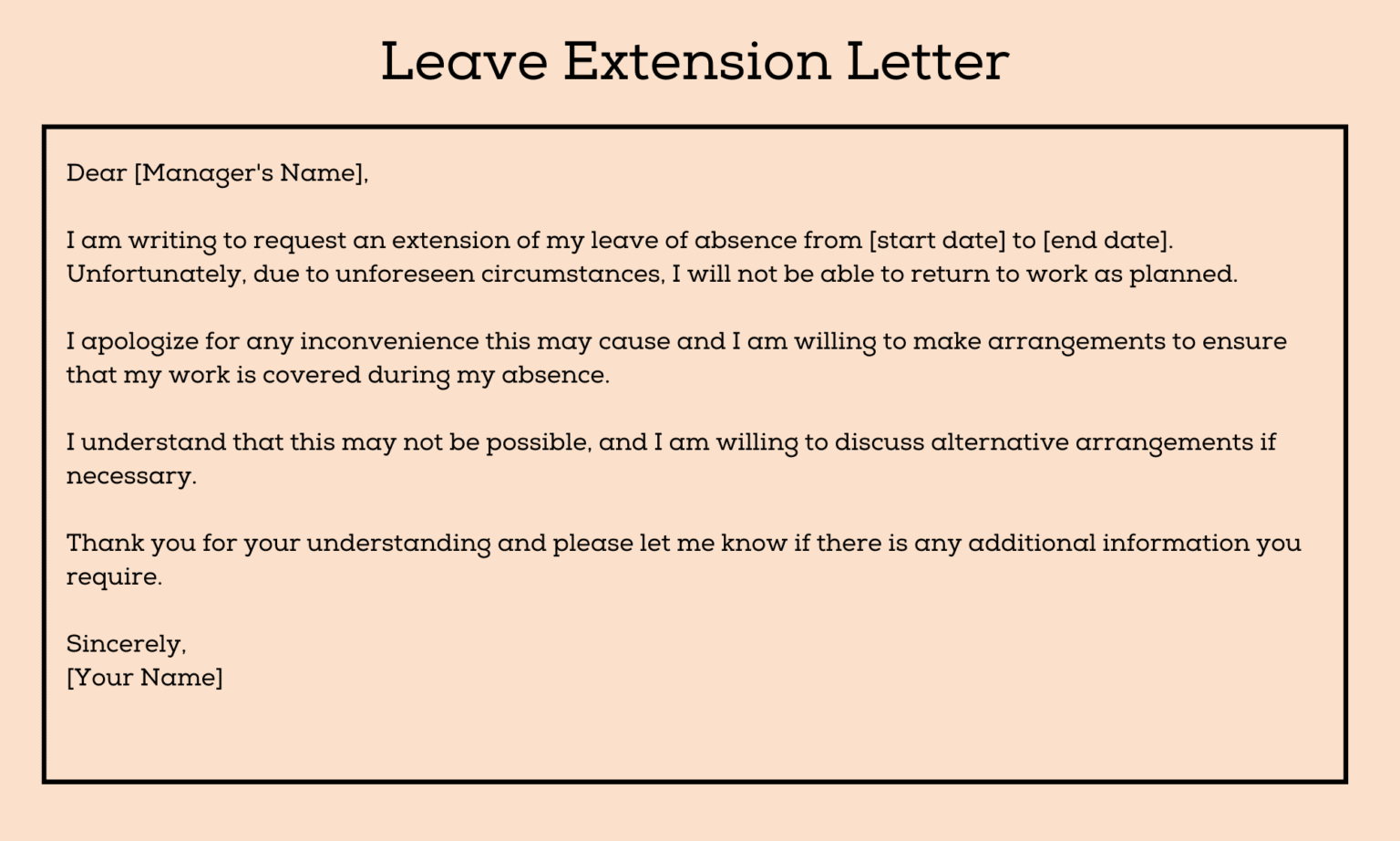 Professional Leave Extension Letter: Templates & Writing Guide (2025)