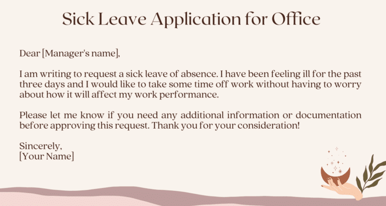 2025 Sick Leave Application: Clear and Effective Guide
