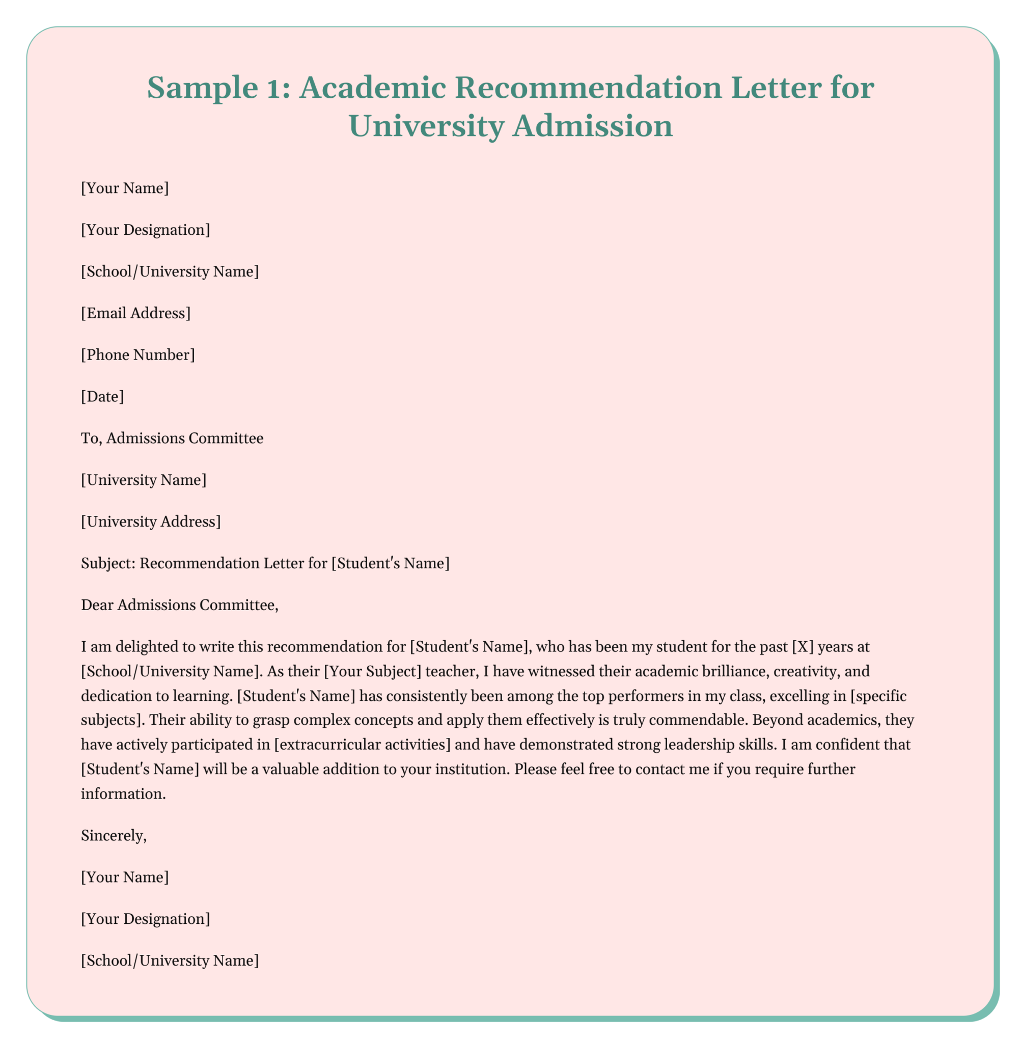 5 Absolute Tips for Writing a Recommendation Letter for Students 2025