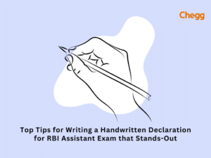Hand Written Declaration for RBI Assistant 2025: Best Practices