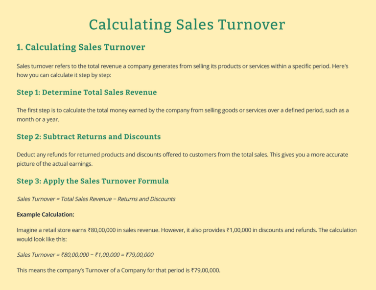 Turnover of a Company 2025 | Simple & Powerful Guide