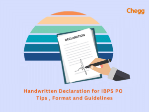 IBPS PO Handwritten Declaration For RRB 2025 Exam