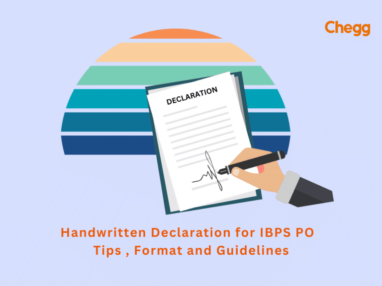 IBPS PO Handwritten Declaration For RRB 2025 Exam