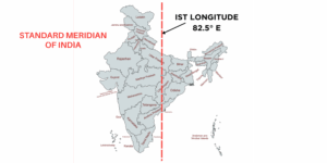 Standard Meridian of India – 82°30′E (Mirzapur) Explained