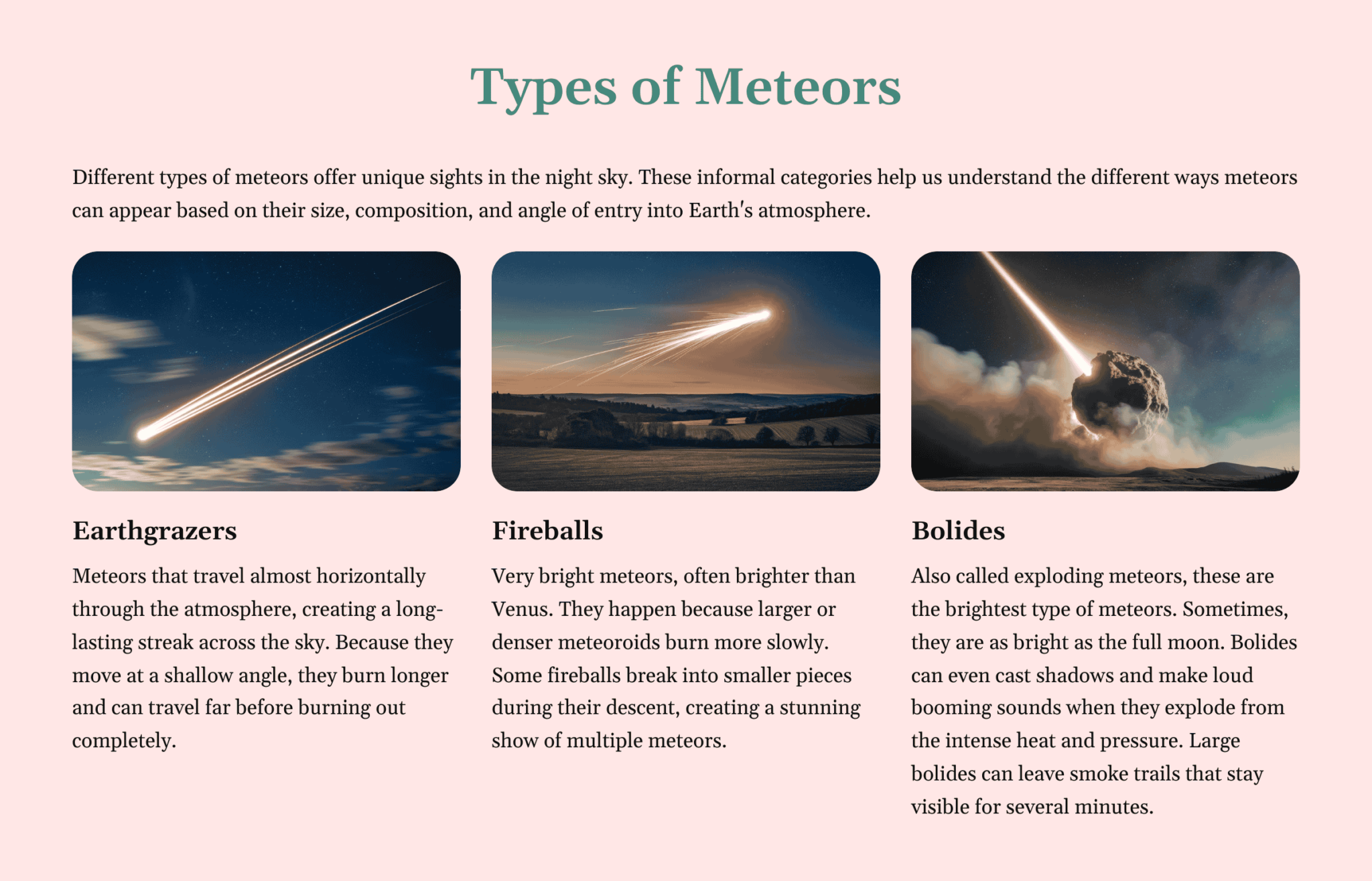 Difference Between Meteors and Meteorites : 5 Amazing facts