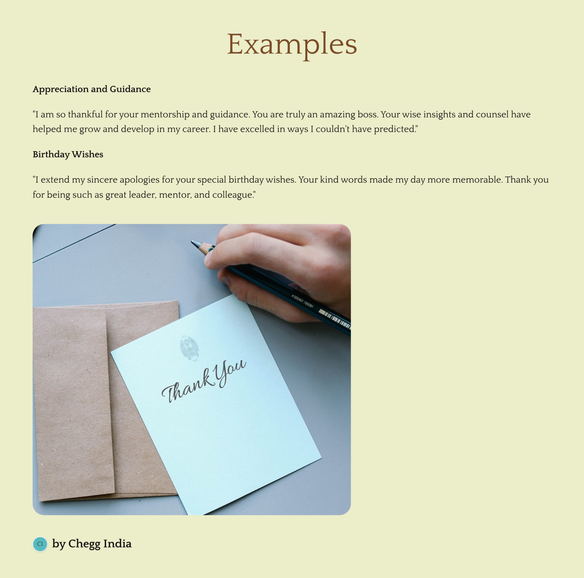 Thank You Note to Boss: 5 Creative Ways