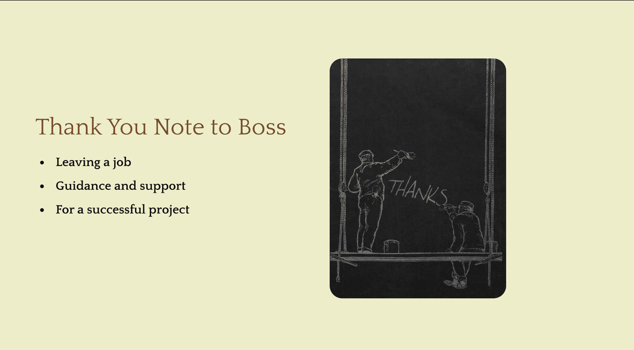 Thank You Note to Boss: 5 Creative Ways