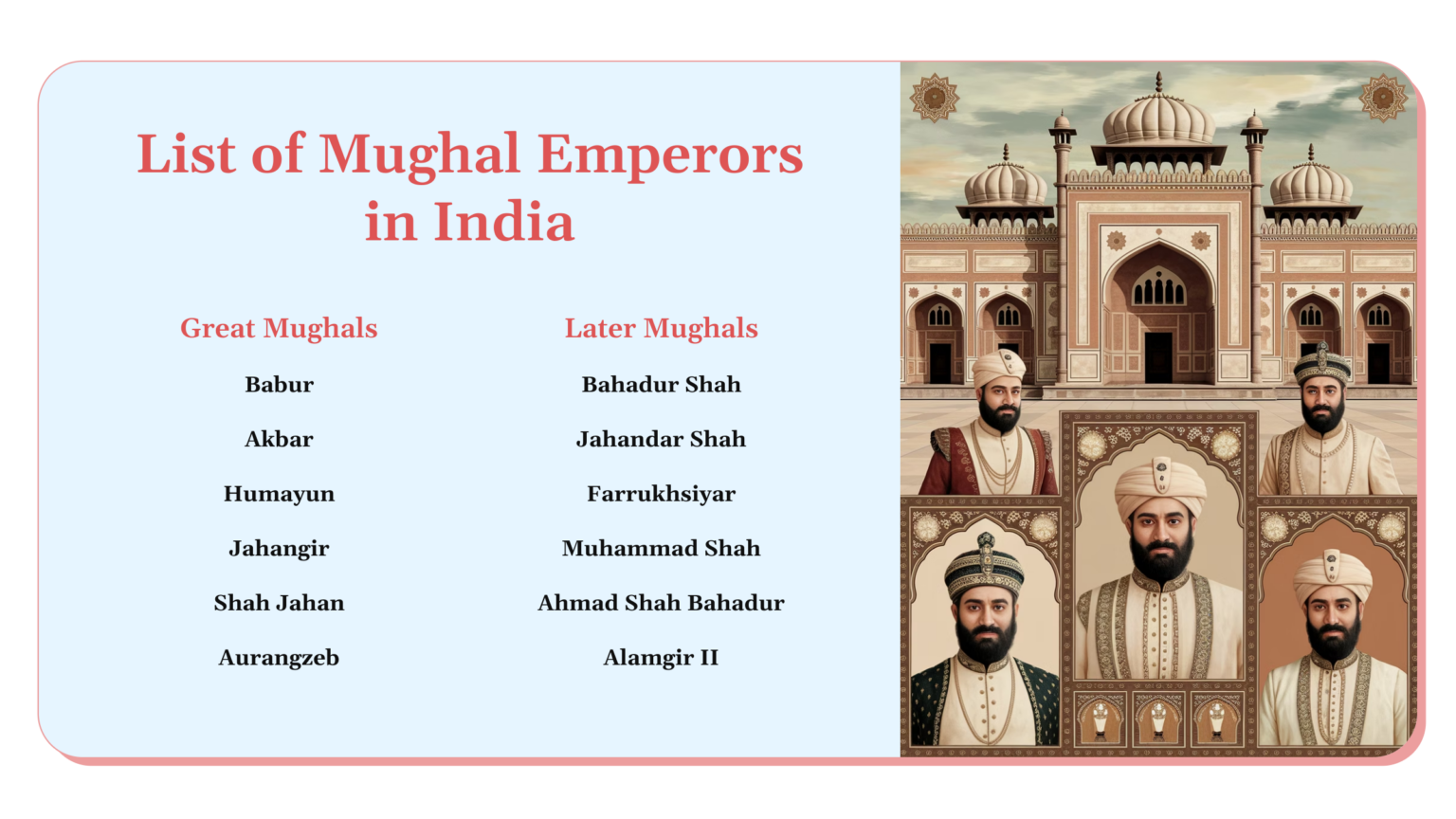 List of Mughal Emperors in India: 5 Greatest rulers