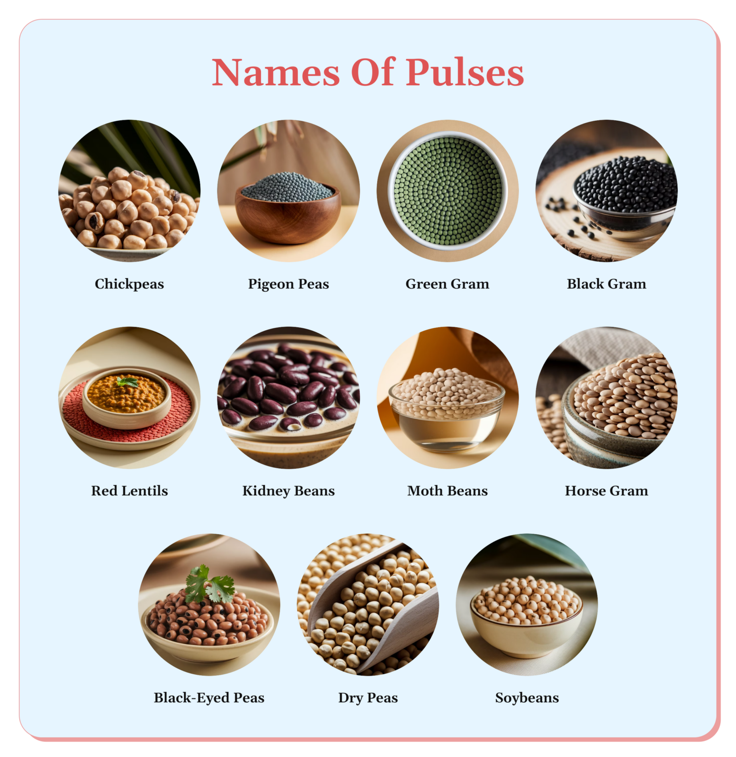 Top 10 List of Pulses: Complete List with Types & Benefits
