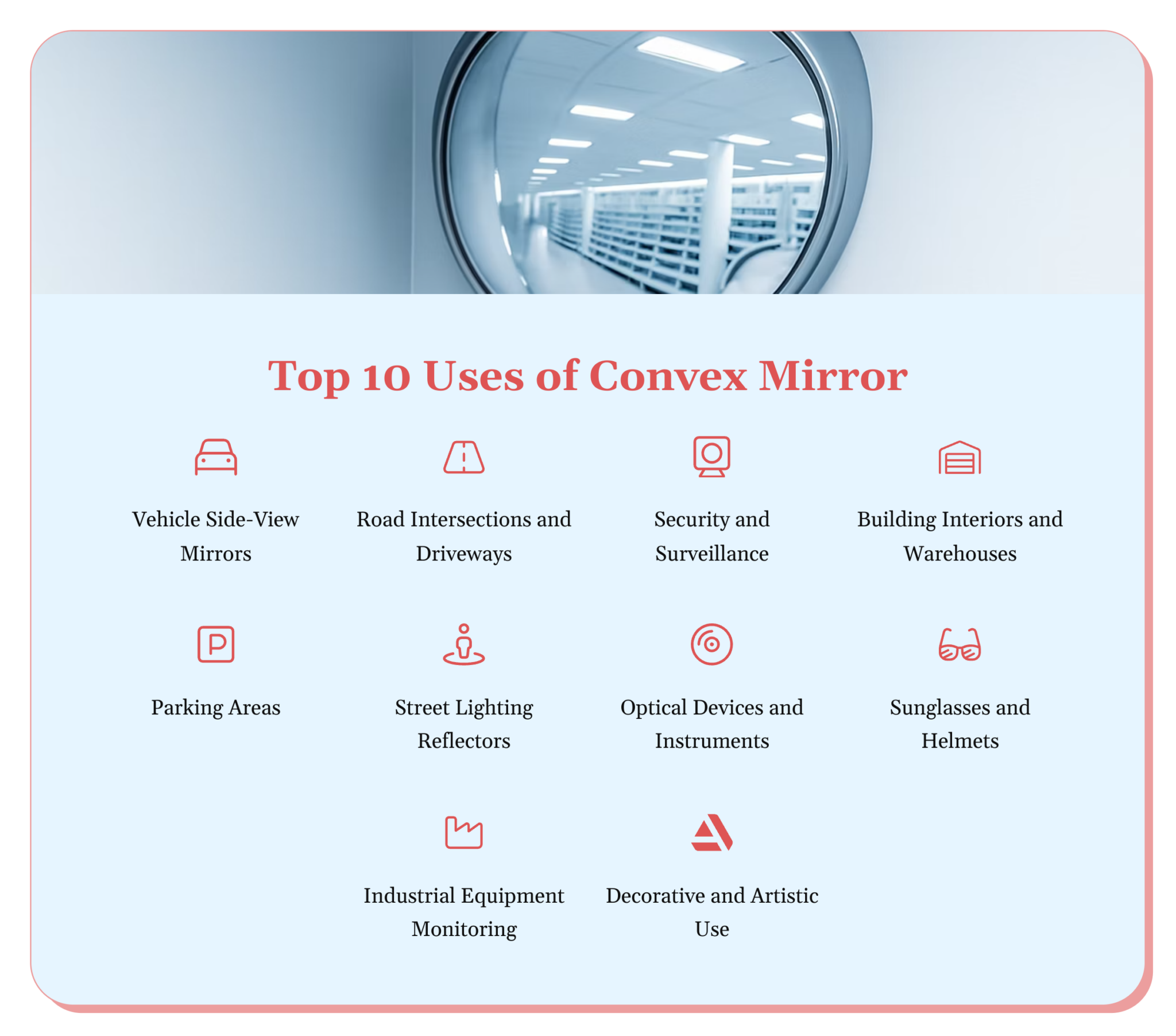 Convex Mirror Uses: 10 Everyday Safety & Design Spots