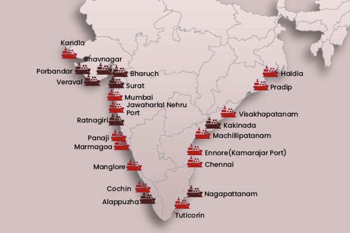 Top 13 Major Ports in India: Key Facts & Map