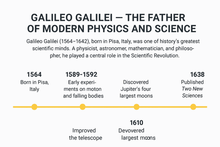 Who is the Father of Physics? Galileo, Newton or Einstein?